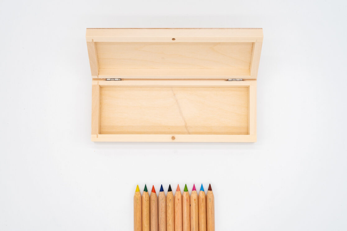 Stiftebox mit Wunschnamen – Herzboxx